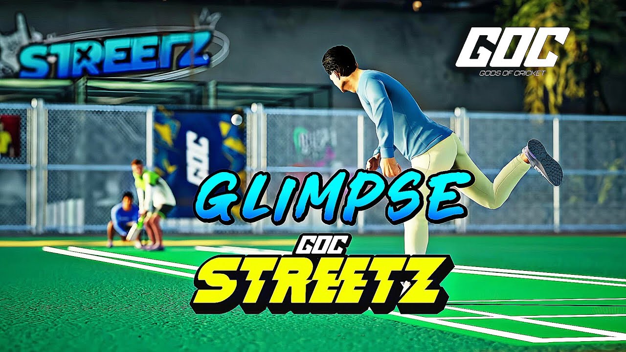 Gods Of Cricket Streetz New Glimpse🔥 GOC- Streetz Game Interface - YouTube
