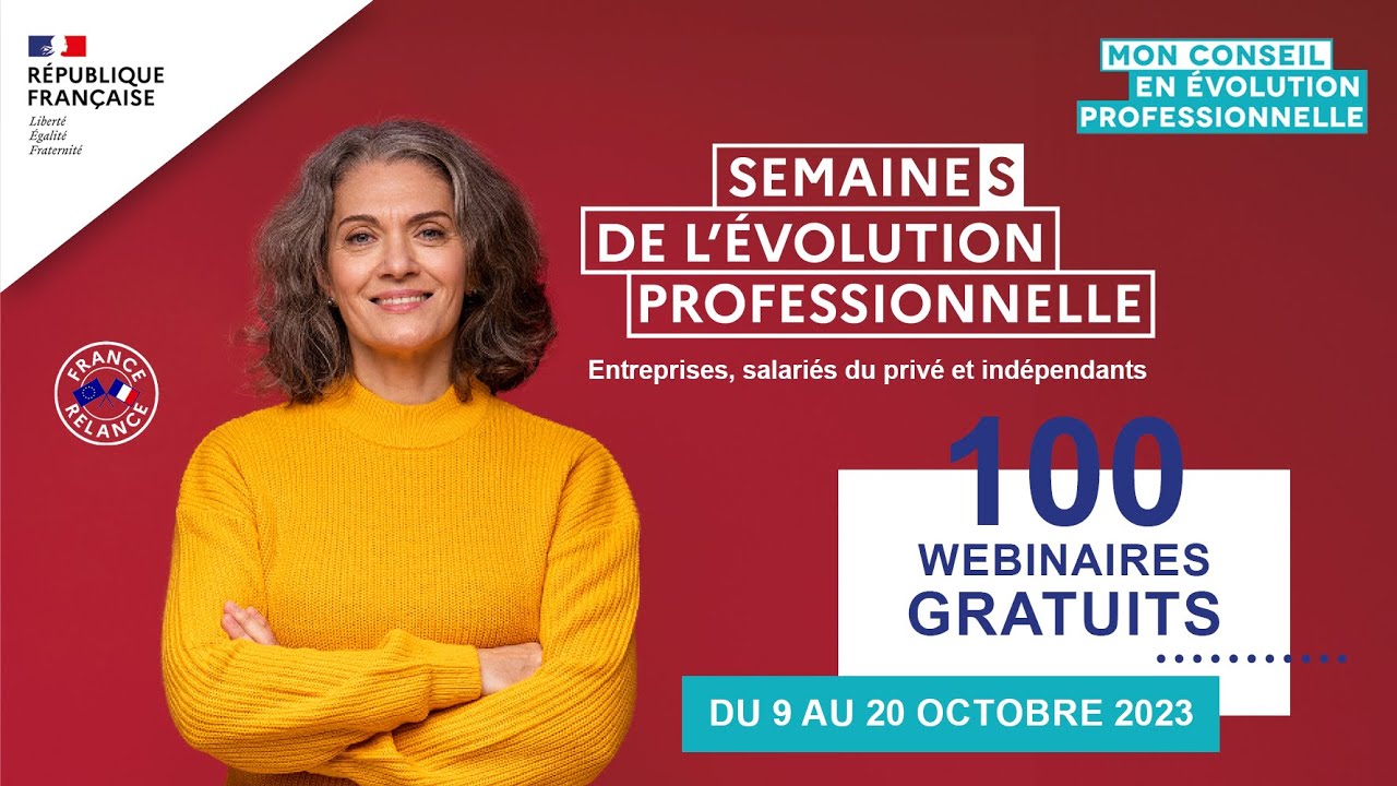 Webinaire Grand Public : Le conseil en évolution professionnelle (CEP), qu'est-ce que c'est ...