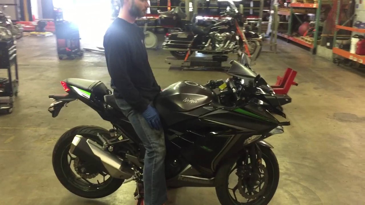 2015 Kawasaki Ninja EX 300 (blk) 1799 Fallen Cycles - YouTube