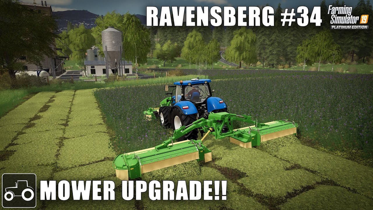 Mowing Alfalfa & Harvesting Canola - Ravensberg #34 Farming Simulator ...