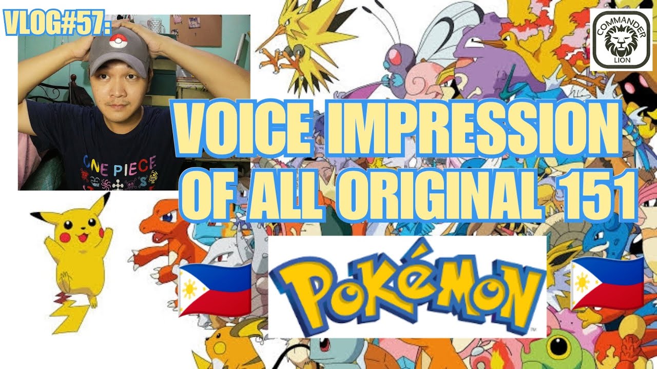 All Original 151 Pokémon Voice Impressions 2020 - YouTube