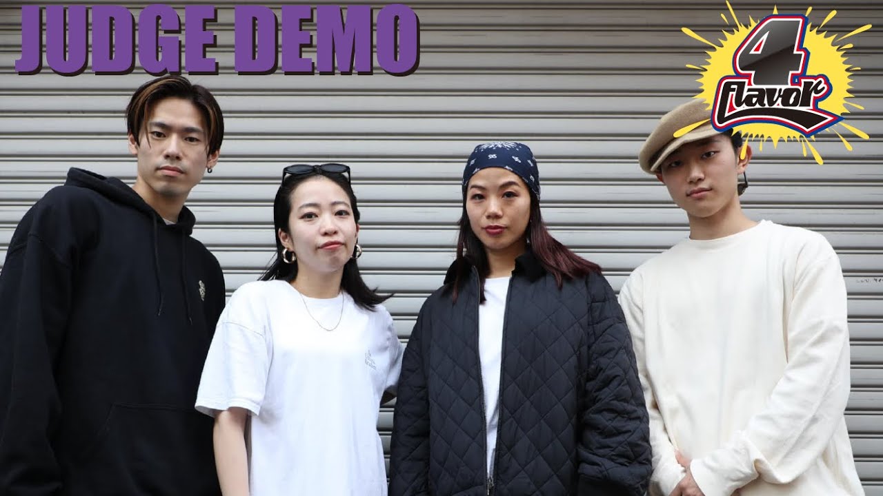 Taichi, ATSUSHI,Funky P, tomoyo,│JUDGE DEMO│"4"Flavor - YouTube
