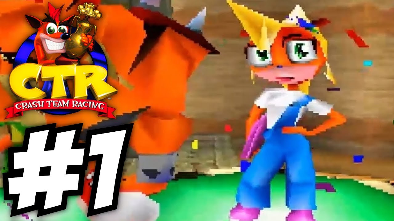 START YOUR ENGINES! | Crash Team Racing [PS1] Coco 100% W/ Commentary ...