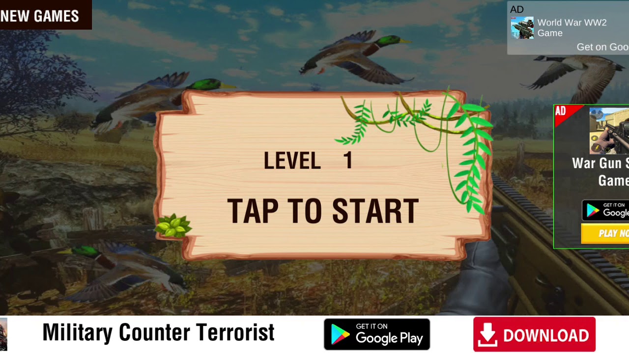 Bird Hunter Game Play - YouTube