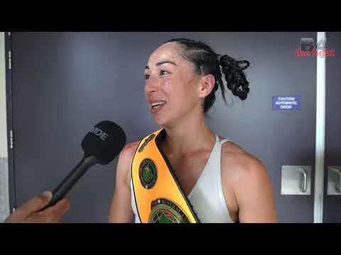 Natalie HillsPost Fight Interview #boxing #boxingnews #womensboxing