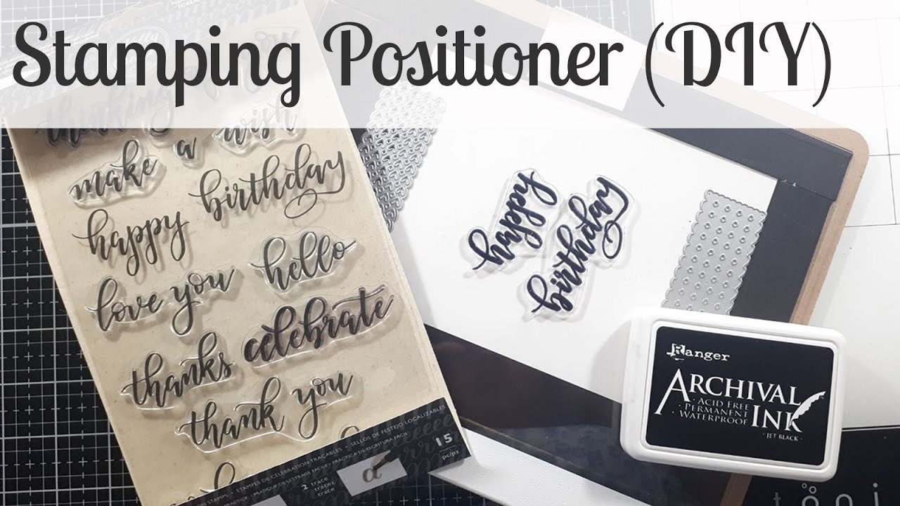 How to make a stamp positioner for under $5 - YouTube