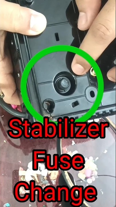 How to change fuse in v guard stabilizer | How to repair v guard stabilizer fuse # ...