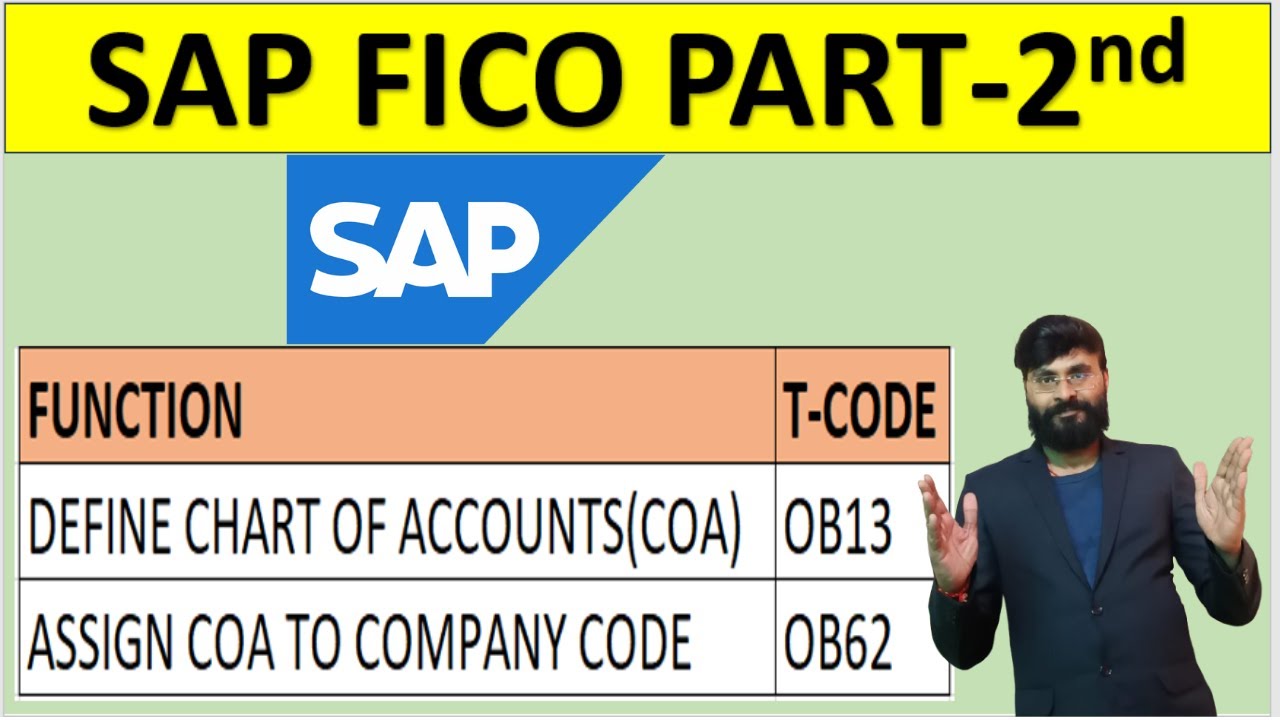 SAP FICO Tutorial Part-2: Define Chart of Accounts & Assign to Company ...