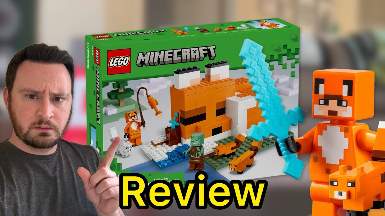 The Coziest Minecraft Set!! Fox Lodge Review! - YouTube