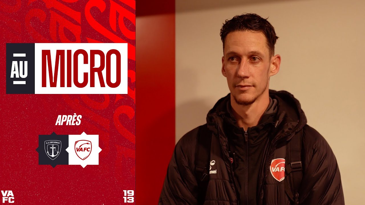 🎙️ Au micro avec Alexandre Coeff après Concarneau - VAFC - YouTube