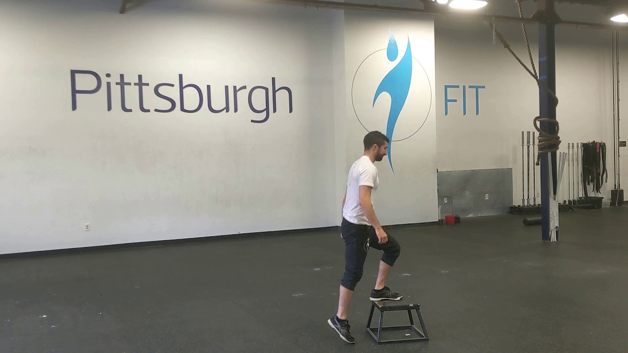 Box Step Ups (Alternating) - Pittsburgh FIT Movement Demo - YouTube