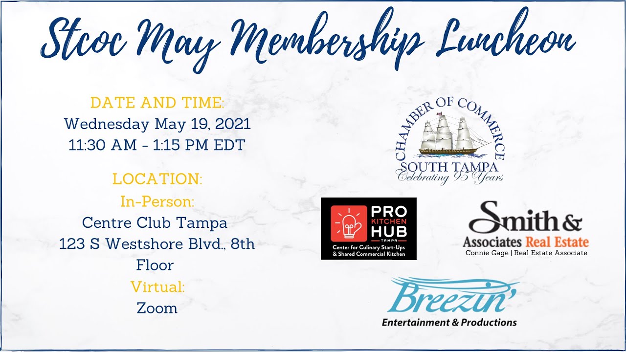 STCOC May Membership Luncheon with Debbie Lundberg - YouTube
