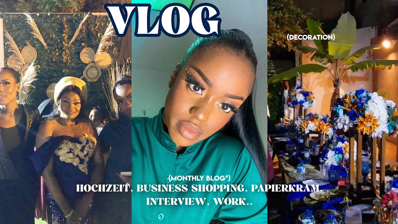 VLOG: Hochzeit, Business Shopping, Interview, Makeup Artist life..| Its ...