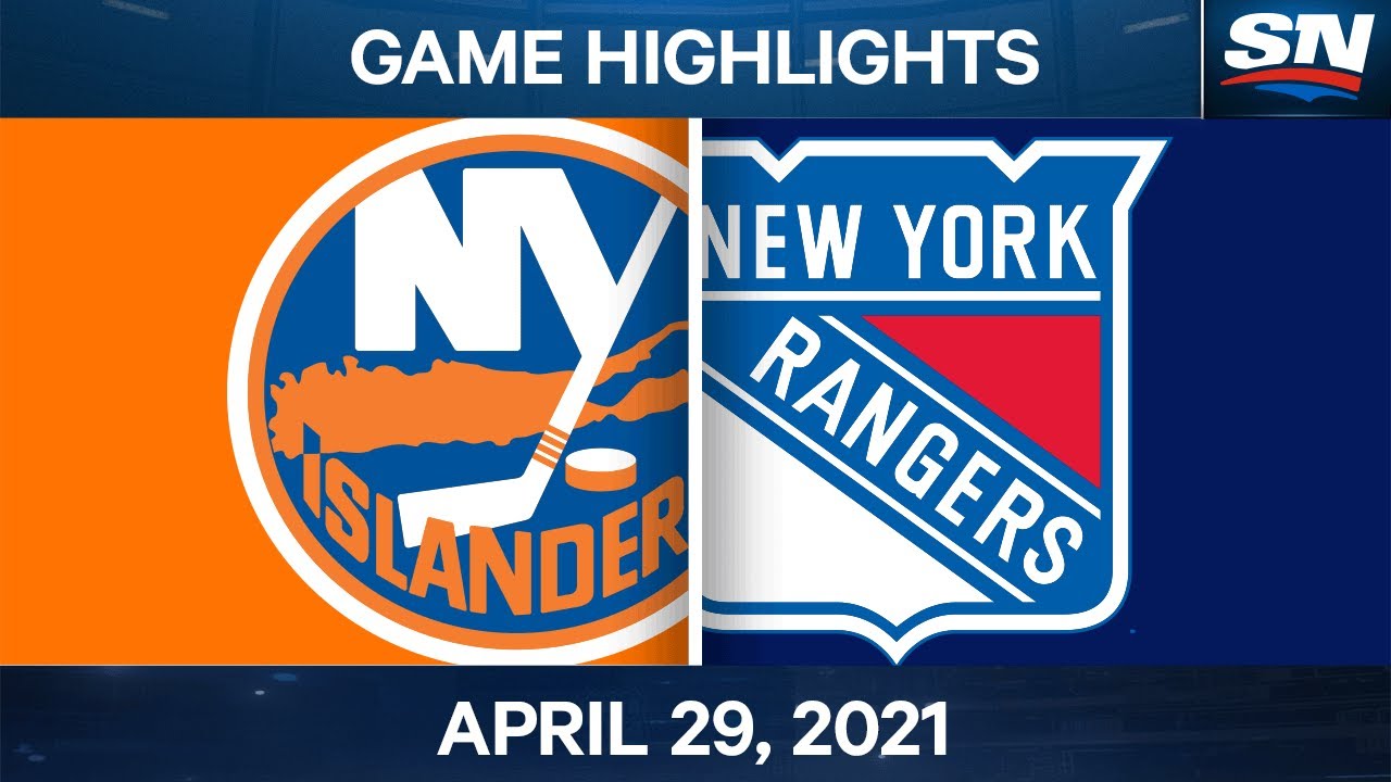 NHL Game Highlights | Islanders vs. Rangers - Apr. 29, 2021 - YouTube