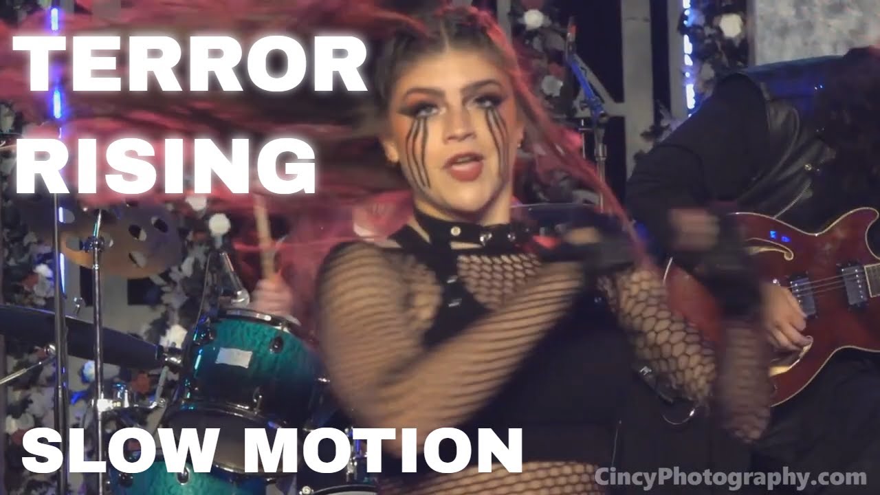 Dancers in Slow Motion at Kings Island Haunt Show Terror Rising 2022 ...