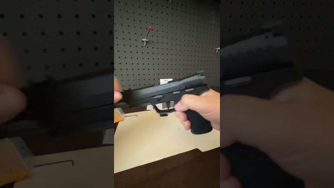 How to install a armory craft SIG P322 flat adjustable trigger . - YouTube