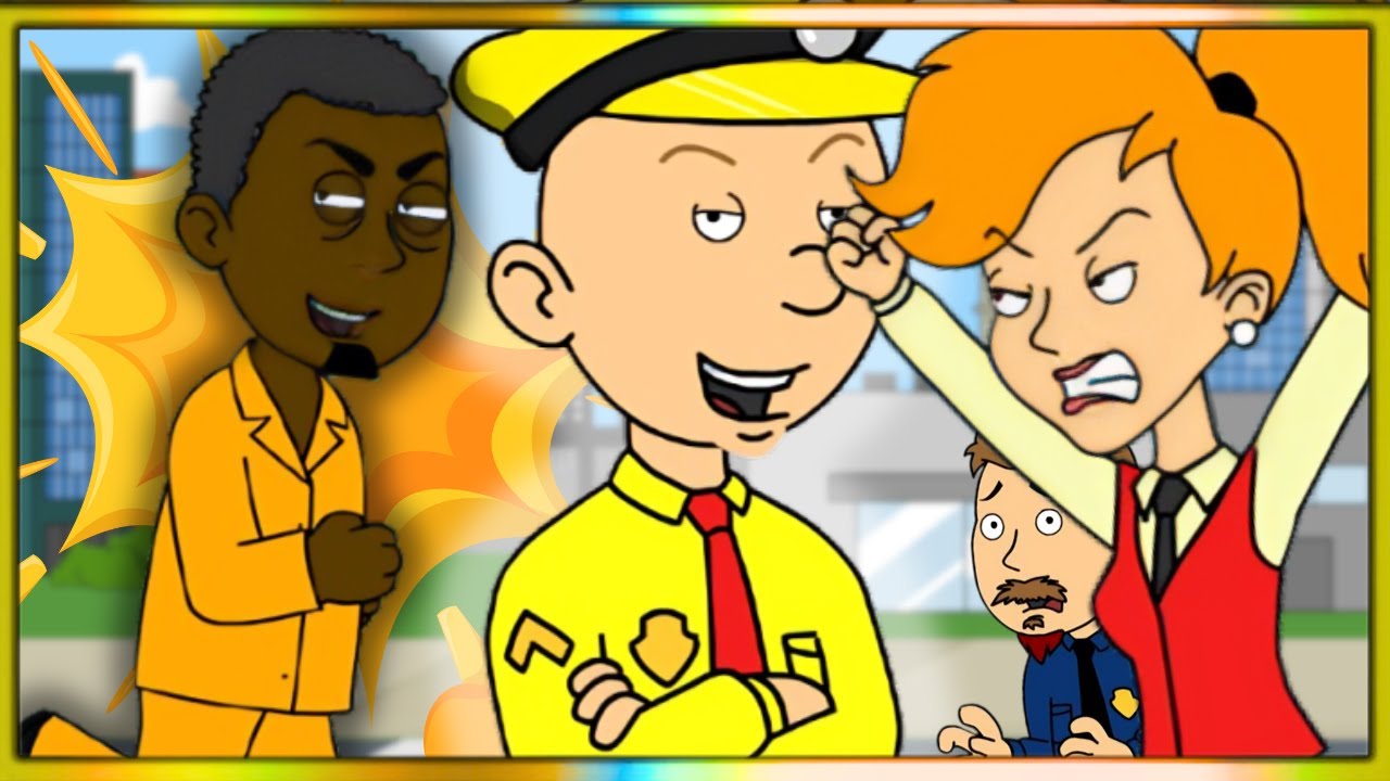 Caillou Takes Over The Police Station/Grounded - YouTube