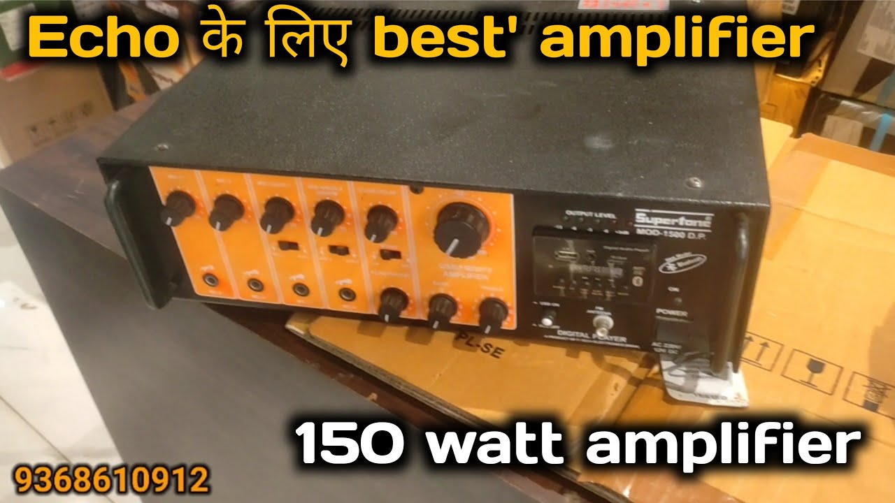 150 watt echo amplifier| best echo amplifier 150 watt High quality - YouTube