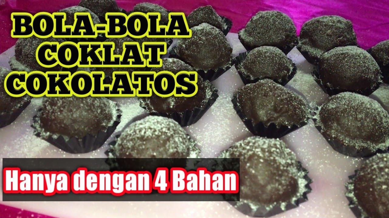 Resep bola-bola coklat cokolatos || murah mudah tapi mewah || # ...
