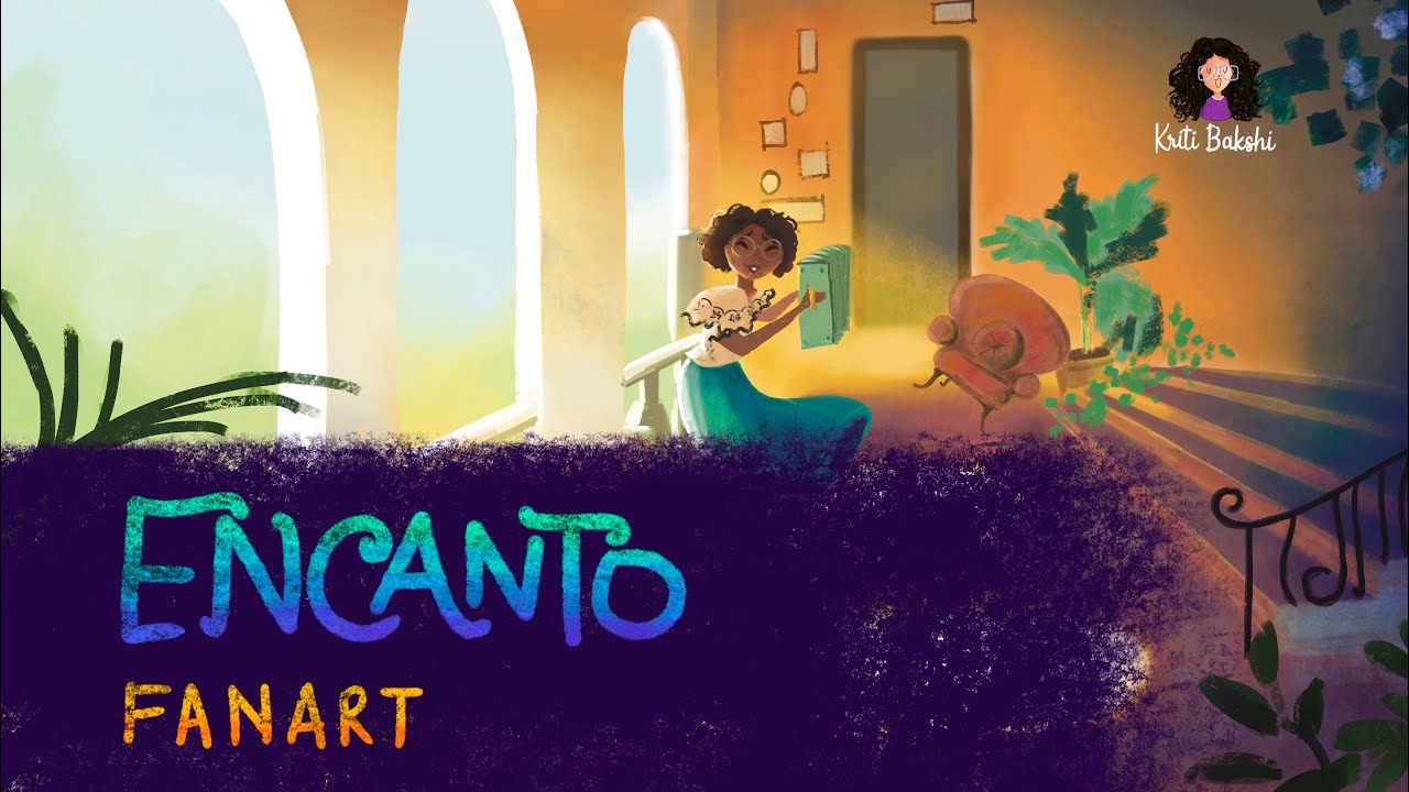 DISNEY ENCANTO FANART | Process Video - YouTube