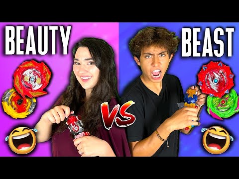 Beyblade Battle! Beauty vs Beast Beyblade Burst Tournament! - YouTube