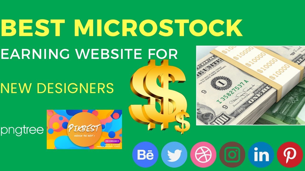 best microstock site for new designer ((pngtree pikbest)) - YouTube