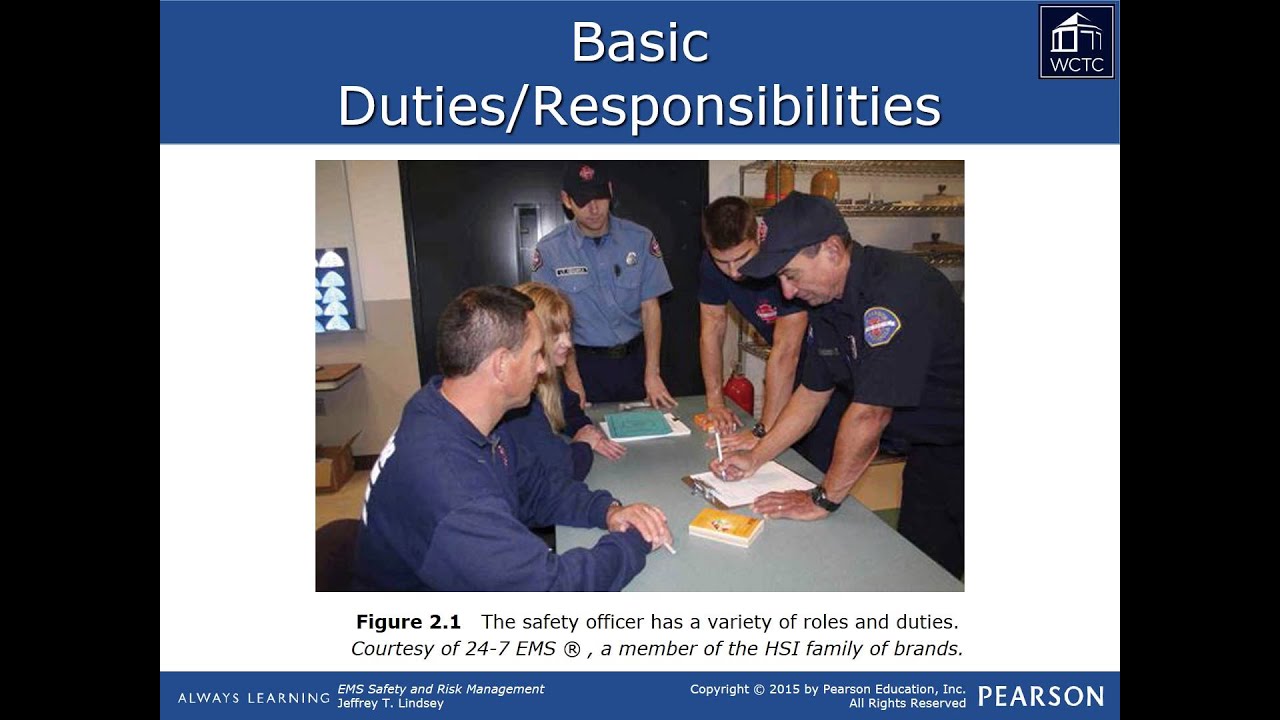 EMS Leadership & Management - Safety & Risk 2: The EMS Safety Officer ...