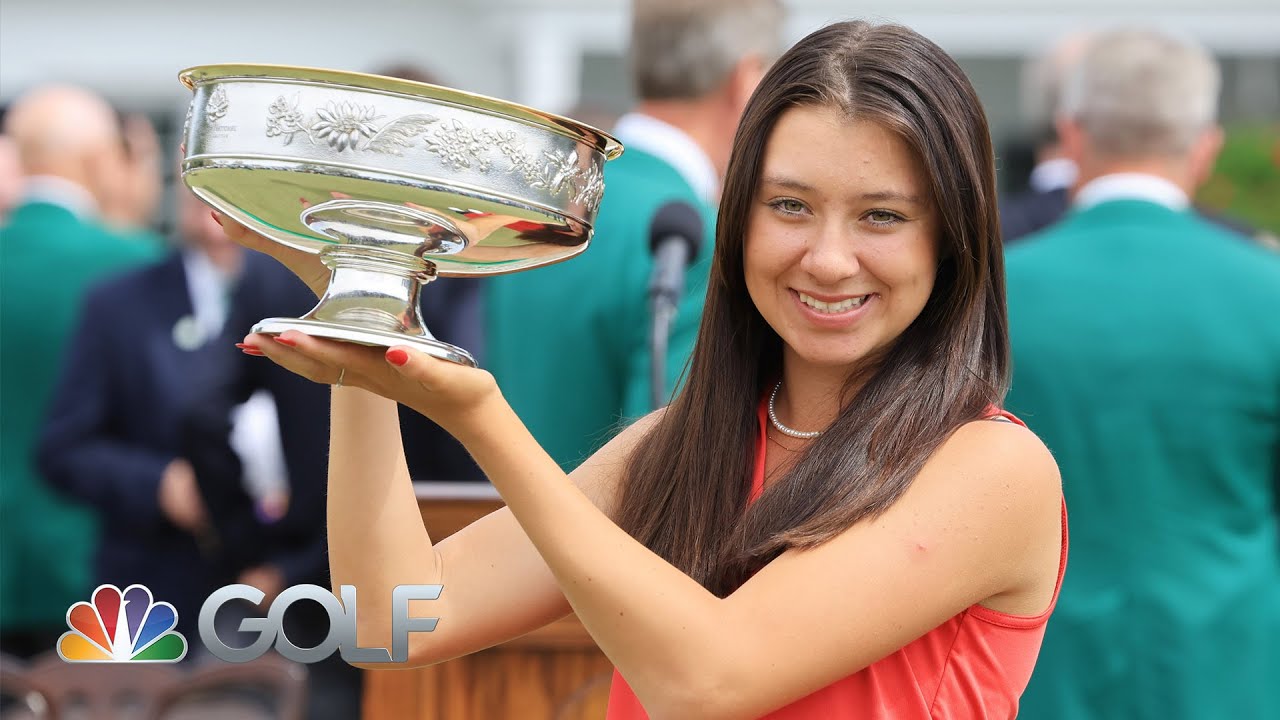 Anna Davis, 16, embraced 'underdog' role at Augusta National Women's ...