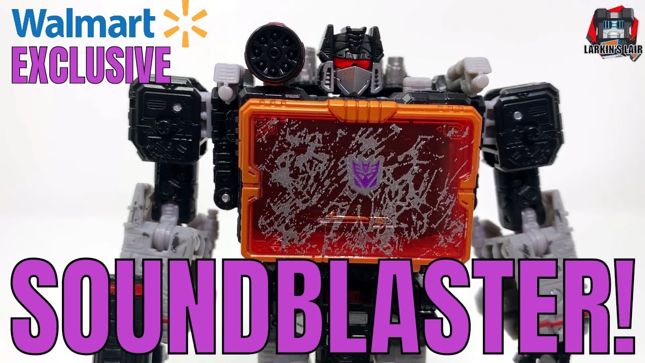 Transformers Siege Soundblaster Review Walmart Exclusive Larkin's Lair ...