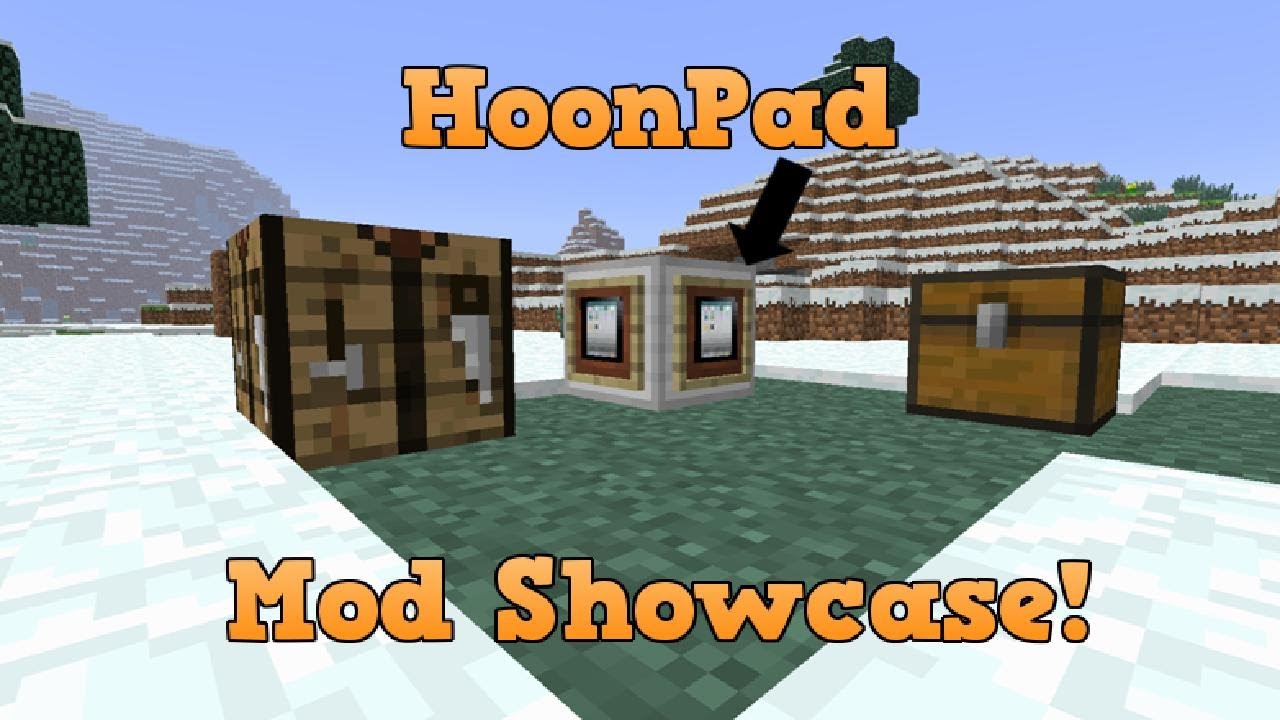 Minecraft: HoonPad (iPad) Mod Showcase! - YouTube