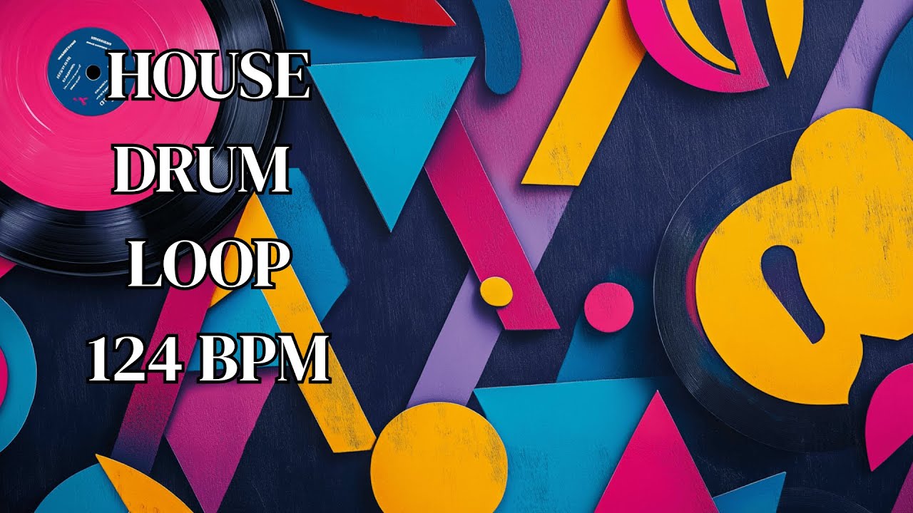 124 BPM House Drum Loop – Tight Groove with Clean Percussion - YouTube