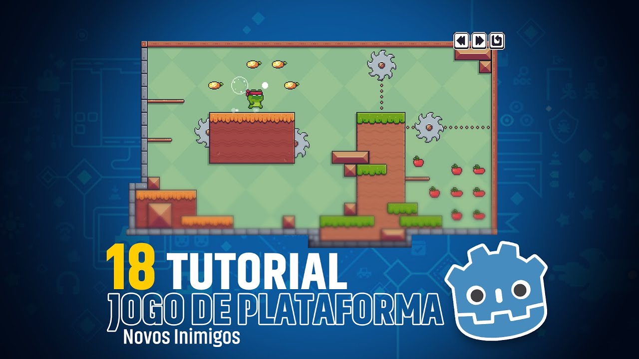 #18 - Tutorial Godot - Jogo de Plataforma 2D - Novos Inimigos (Usando Classes) - YouTube
