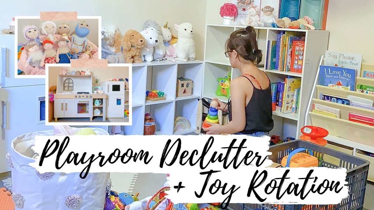 Playroom Declutter +Toy Rotation | Organoze & Declutter with Me | Buhay ...