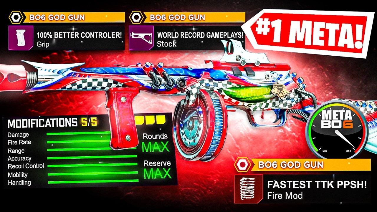 NEW GOD SMG 👑 #1 "PPSH 41" BUILD in BO6 SEASON 2 UPDATE! (BO6 Best PPSH ...