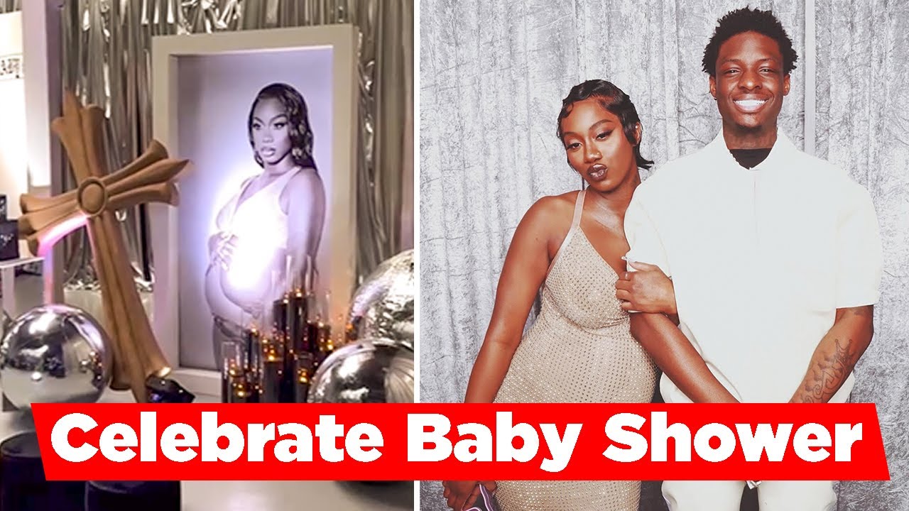 Flo Milli And G6reddot Celebrate Their Baby Shower - YouTube