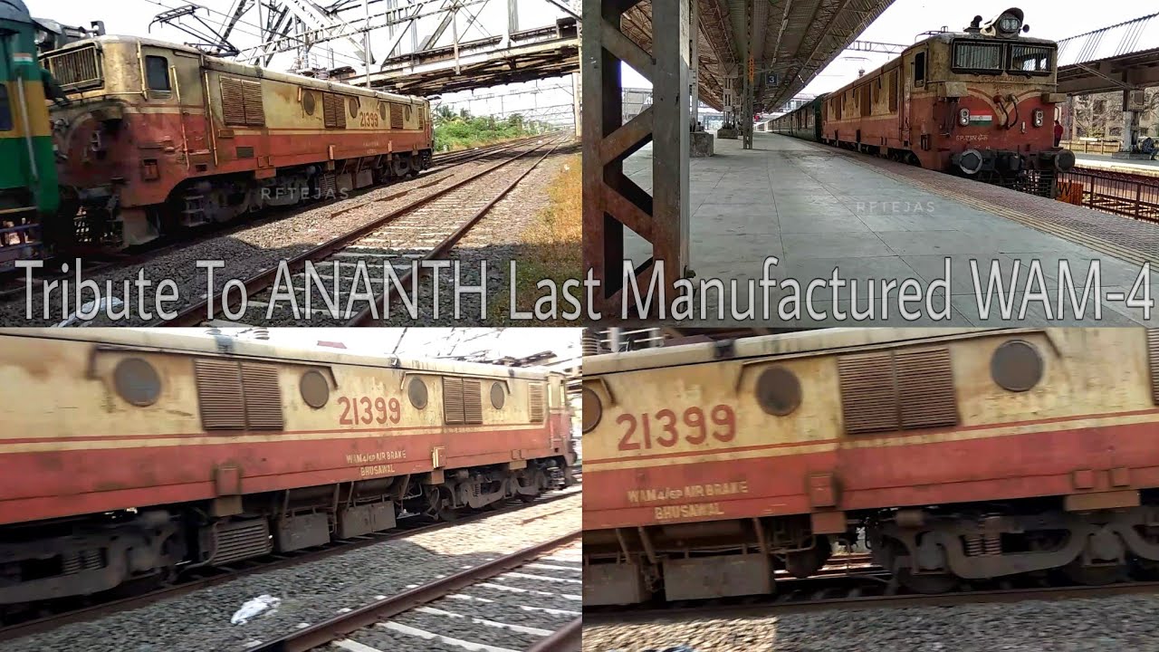 Tribute To ANANTH The Last Manufactured WAM-4 By CLW || LEGENDARY LOCO ...