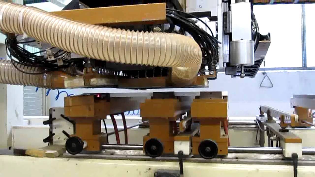 NOTTMEYER Dowel Drilling Machine - YouTube