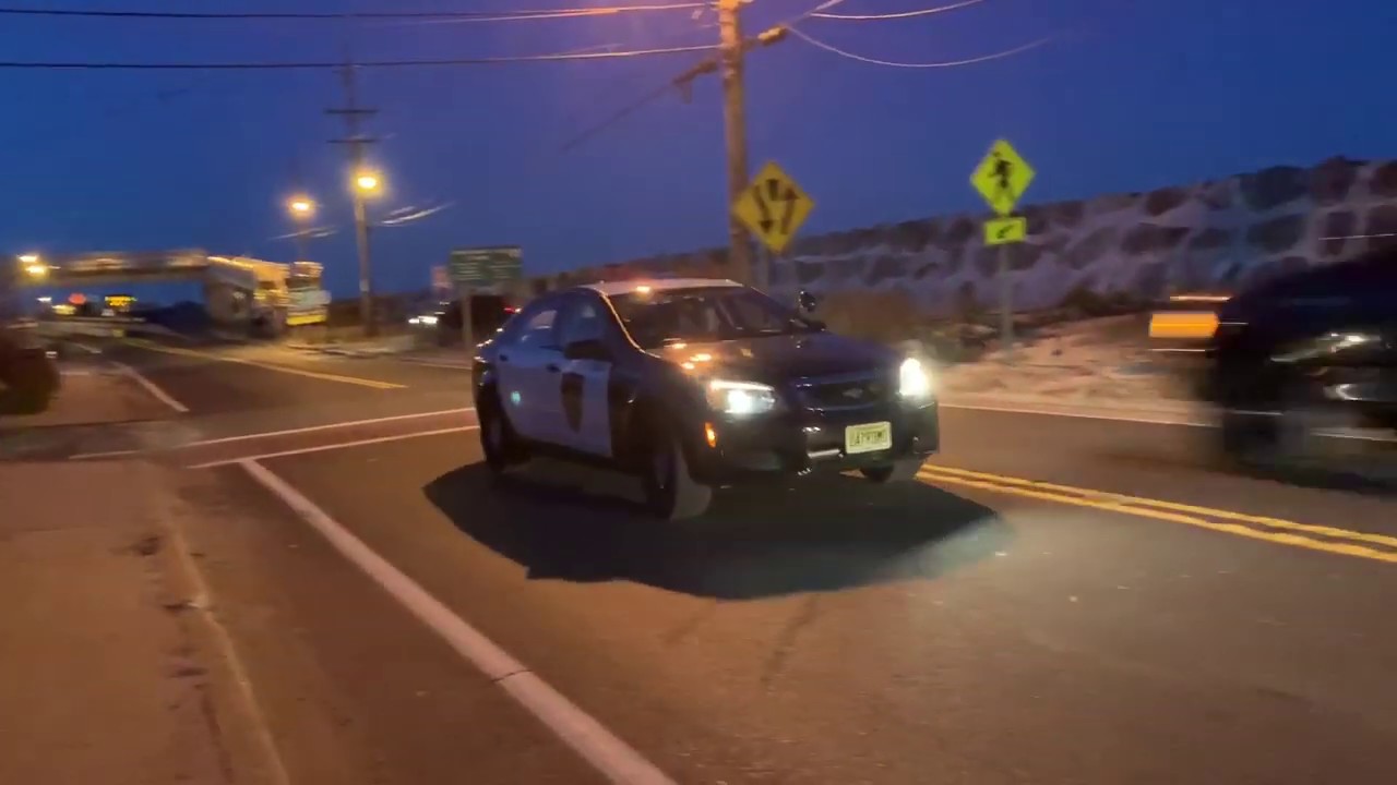 Sea Bright Police Department Car 4306 returning to patrol - YouTube
