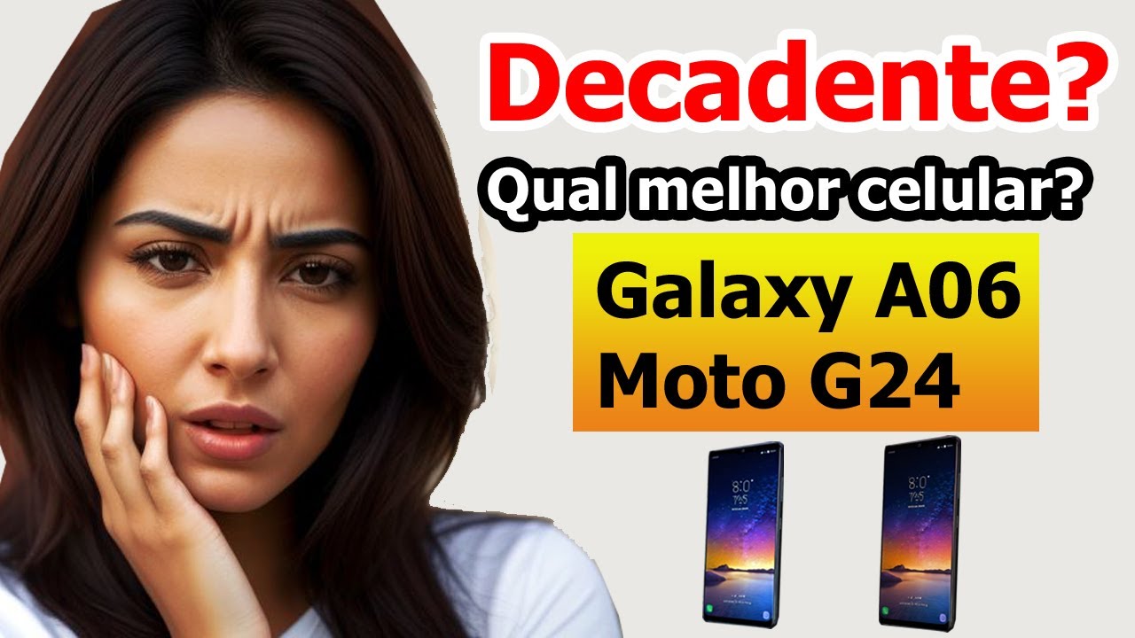 Extraordinário🔥 (imprevisto)🔥🔥👉 Qual melhor? Galaxy A06 ou Moto G24? - YouTube