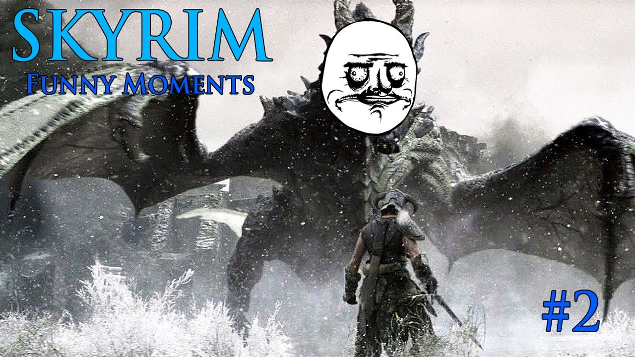 Skyrim Funny Moments #2 - YouTube