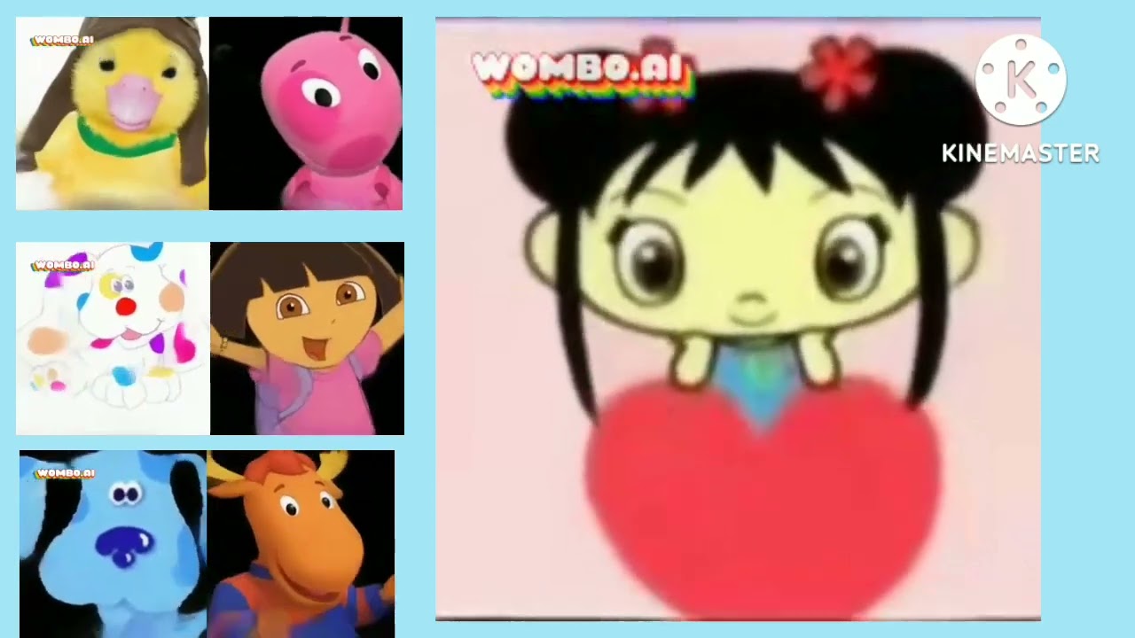 Classic noggin promo - noggin 6 characters say ni hao to kai lan ...