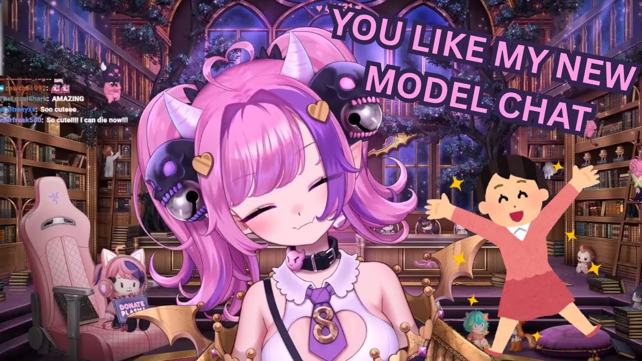ironmouse new chibi model is too cute - YouTube