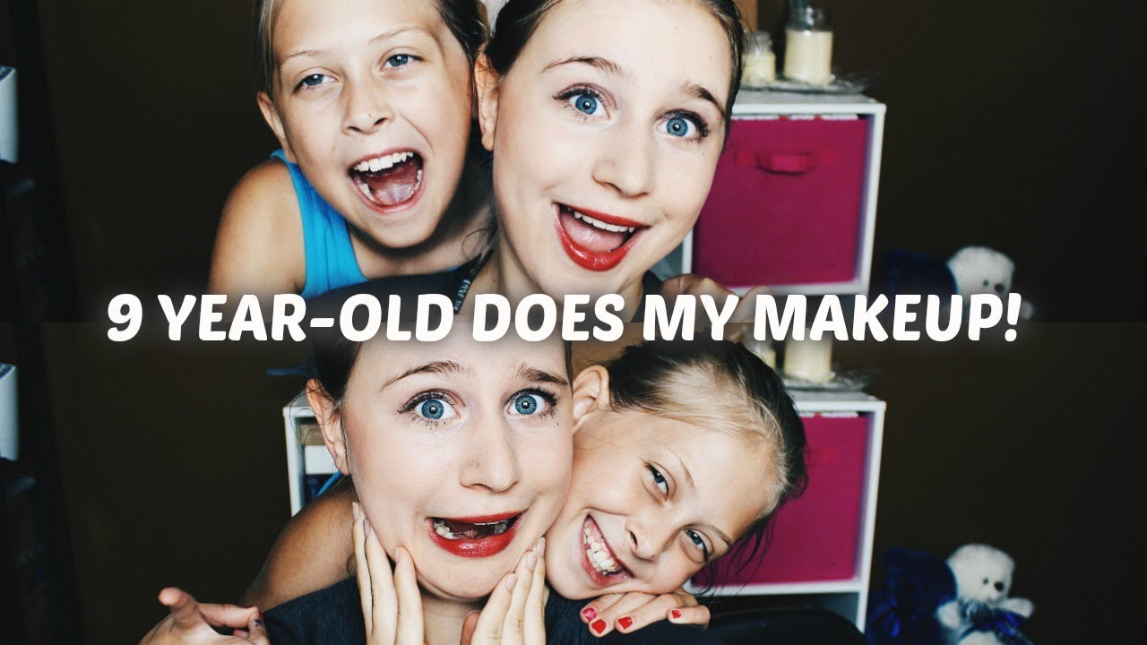 9 YEAR-OLD DOES MY MAKEUP! - YouTube