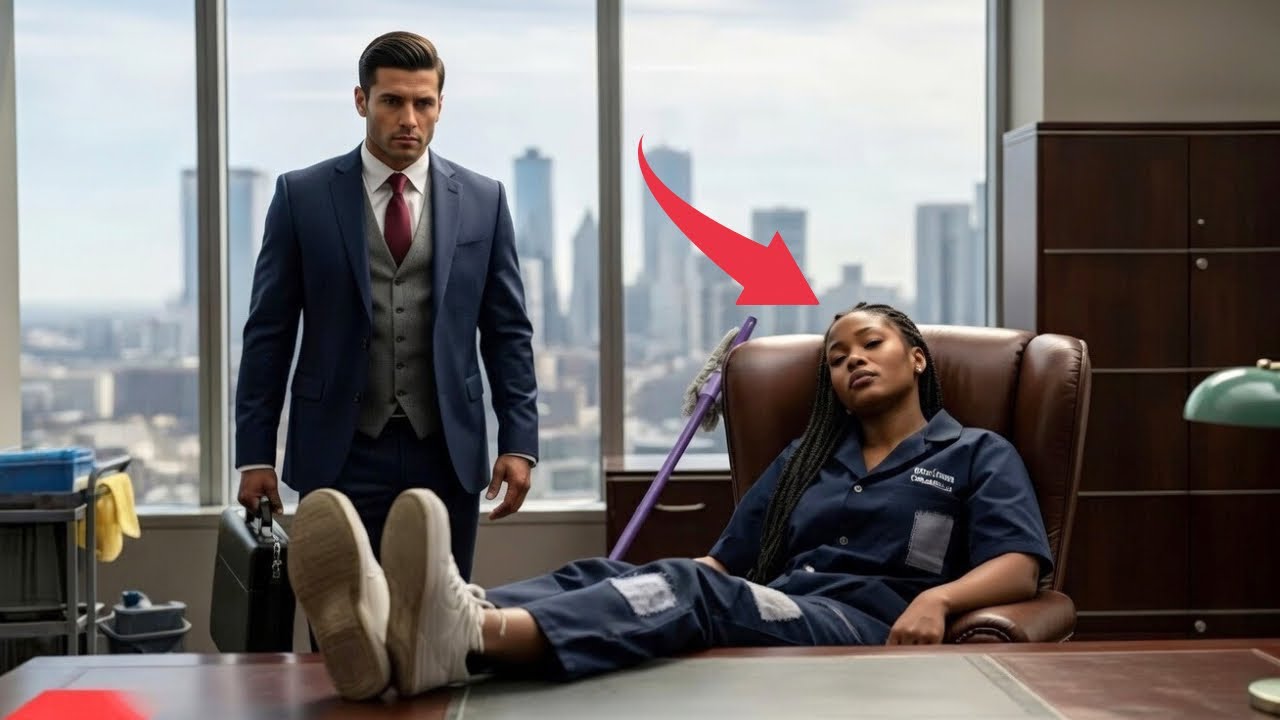 Billionaire with OCD caught a cleaner sleeping in His chair… So he took ...