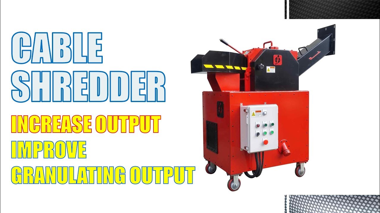 Cable shredder-wire chopping visit www.recycle-mc.com - YouTube