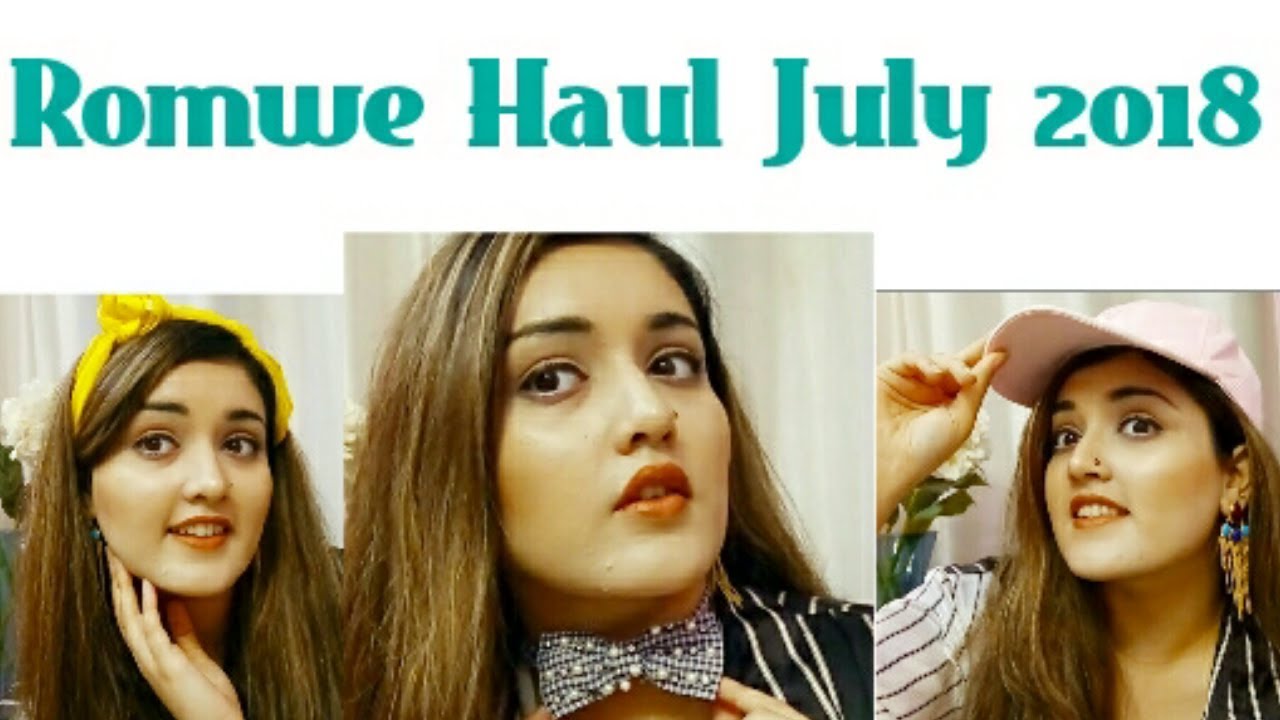 ROMWE HAUL | INDIA | 2018 | MISS SHWETA - YouTube