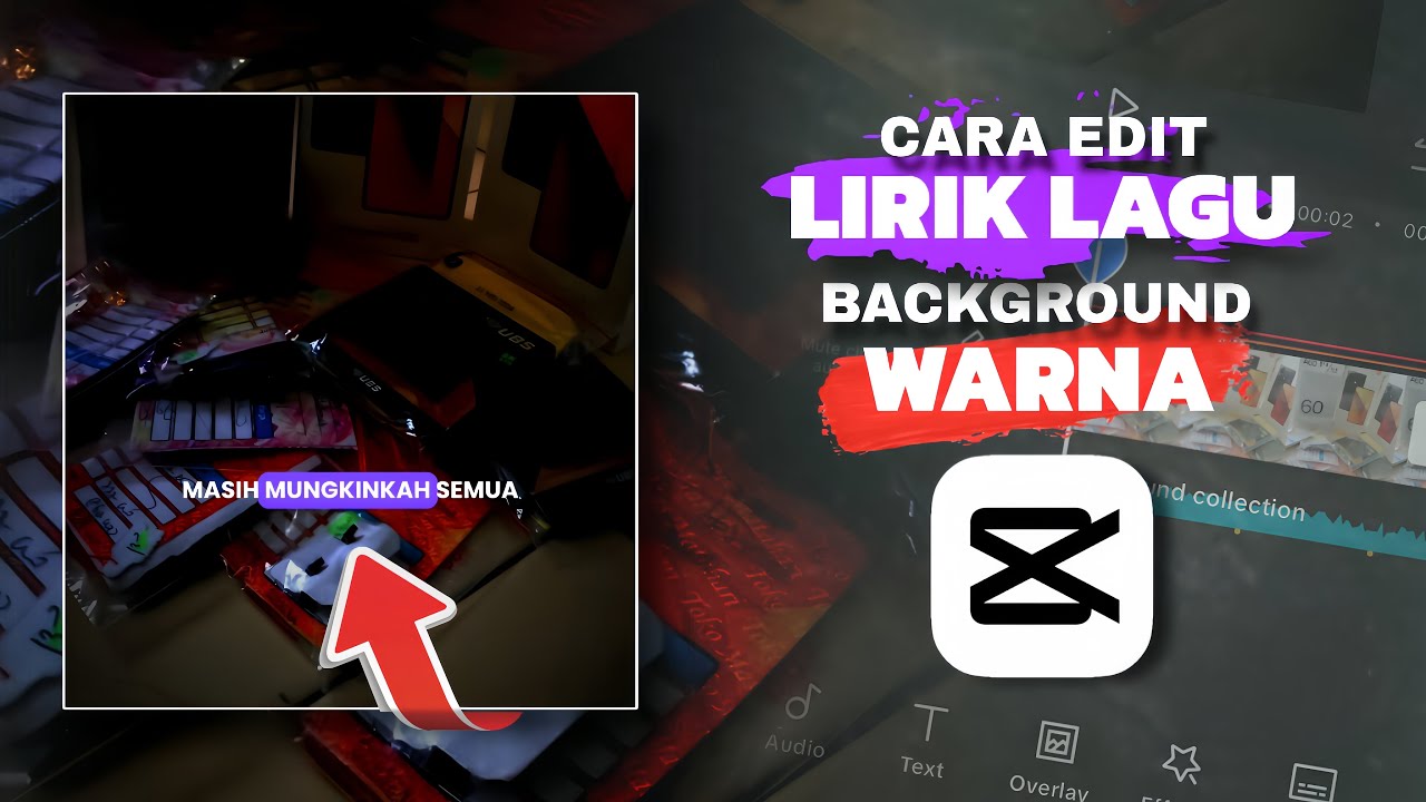 TUTORIAL LIRIK LAGU BACKGROUND WARNA BERGERAK | CAPCUT TUTORIAL - YouTube