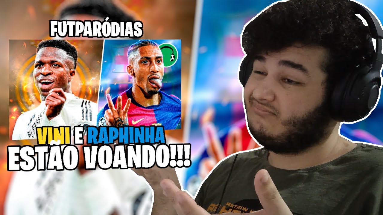 REACT | VINI JR E RAPHINHA TÃO DEMAIS!!! | FutParódias [React do Silva] - YouTube