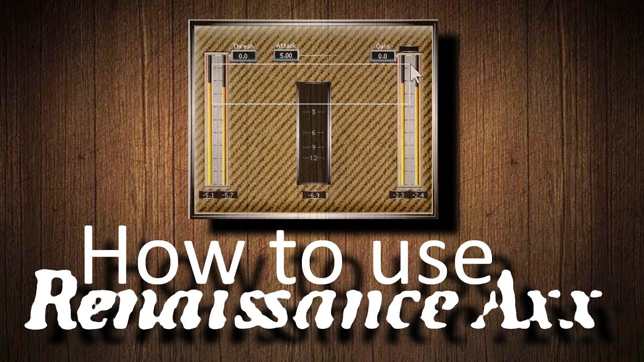 How to use Waves Renaissance Axx Guitar Compressor - YouTube