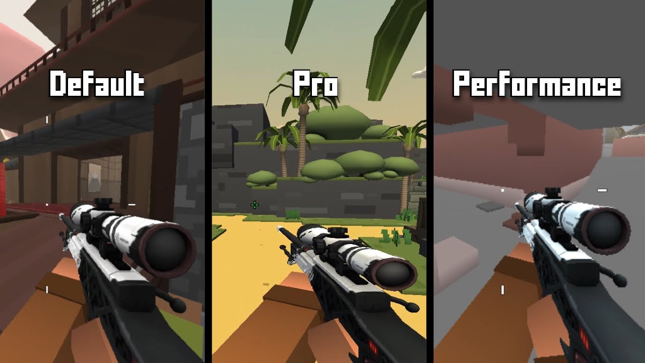 DEFAULT vs PRO vs PERFORMANCE - Hunter | Krunker - YouTube